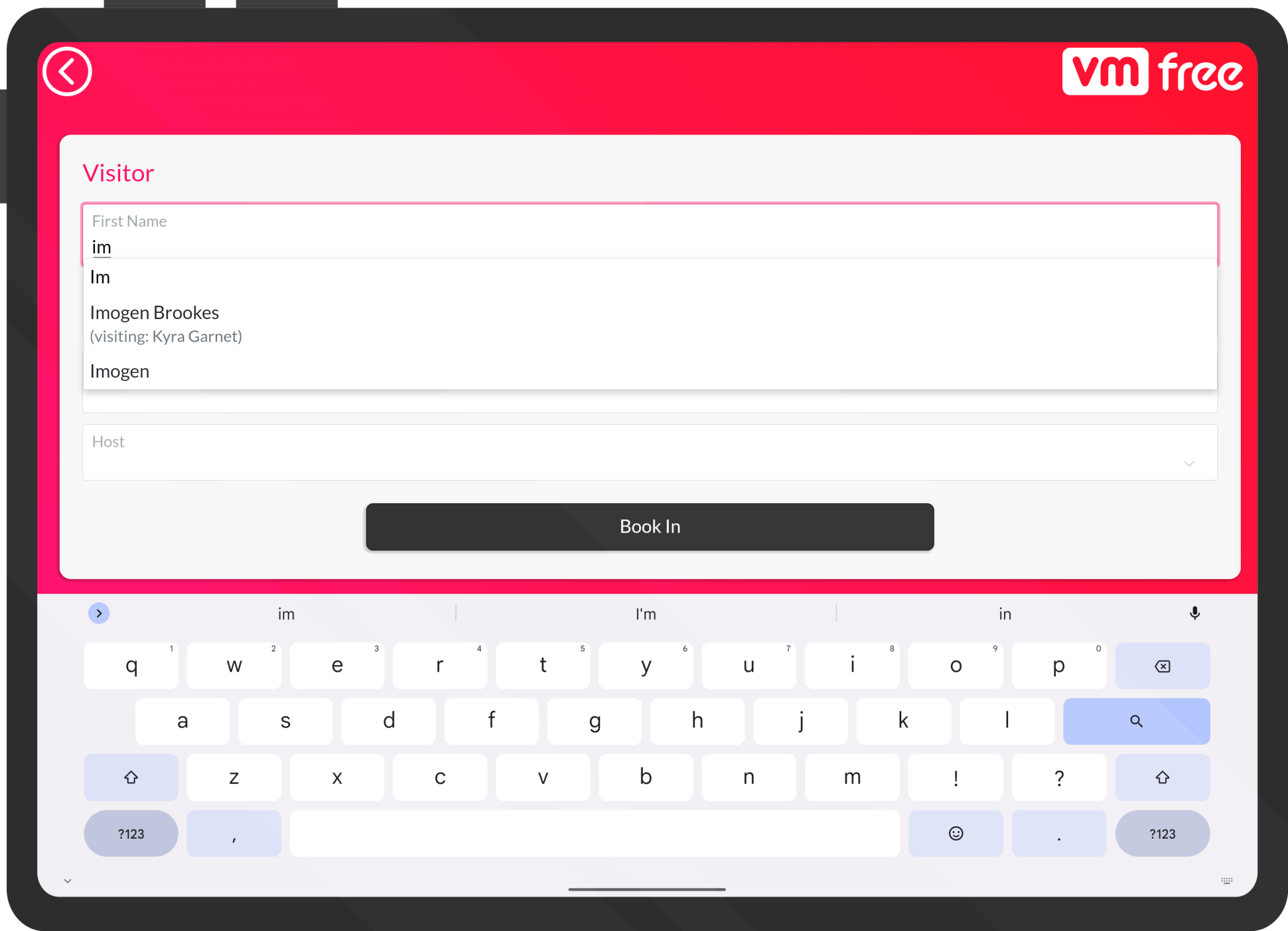 Free Visitor Sign In System | Visitor Sign In Software for Schools, Businesses & Events - VMFree